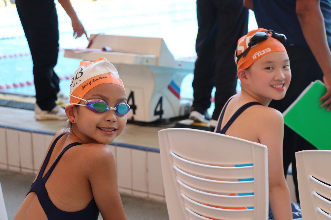 The SISB Merlions Swim Team at the ISB Swimfest 2022 | SISB Schools