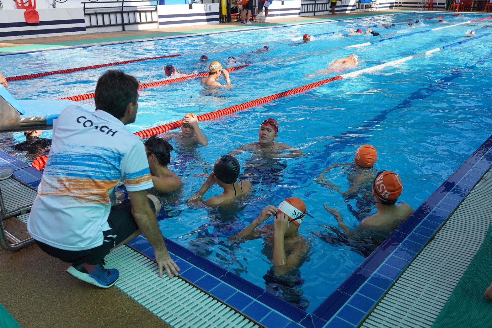 The U13 and U15 Merlions Swim Team from PU Campus participated in the TISAC Swim Meet 2023 ...