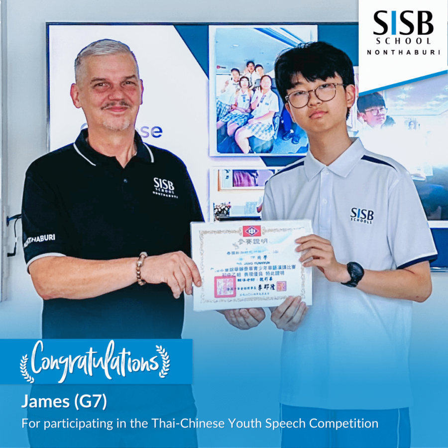🌟 SISB Sparkles at the Thai-Chinese Youth Speech Competition! 🌟 | SISB Schools