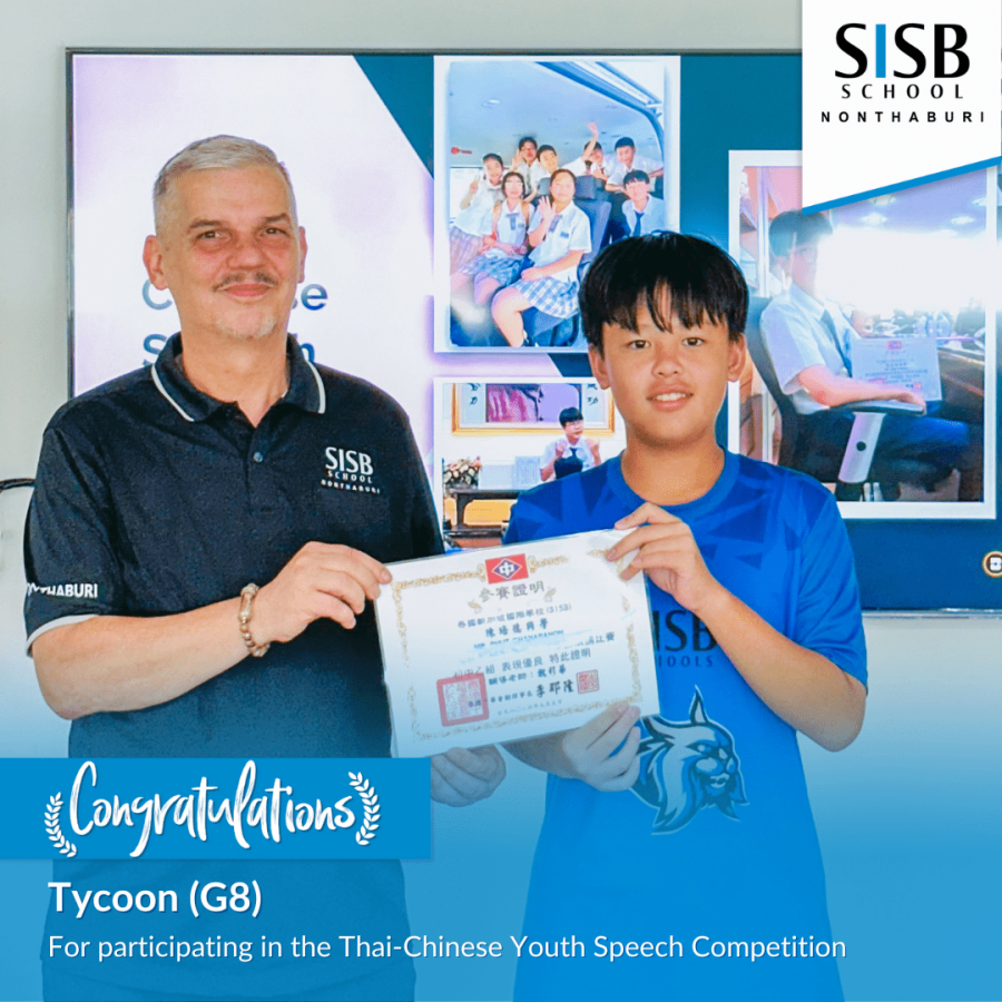 🌟 SISB Sparkles at the Thai-Chinese Youth Speech Competition! 🌟 | SISB Schools